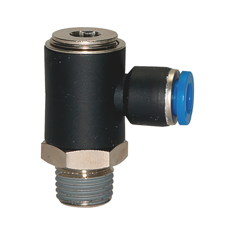 Buy L-shaped push-in fitting hexagon socket R thread online