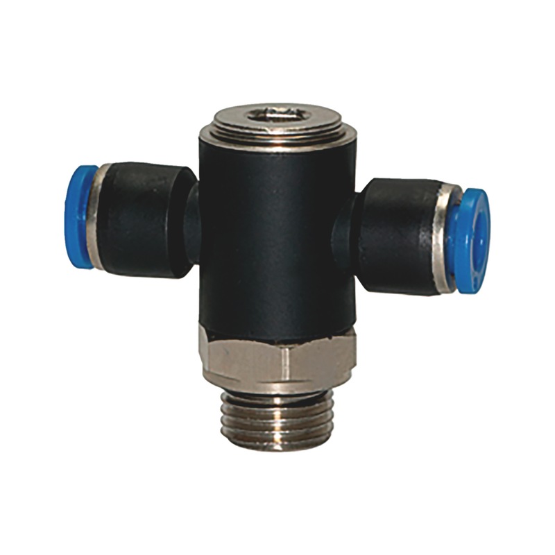 Buy T-shaped push-in fitting hexagon socket G thread online