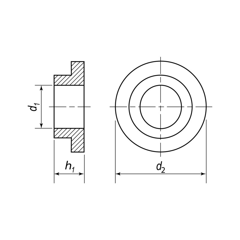 Buy Plastic spacer polyamide 6.6 online