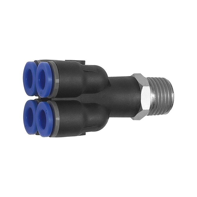 Y-Verteiler 4-Fach R-Gewinde online kaufen