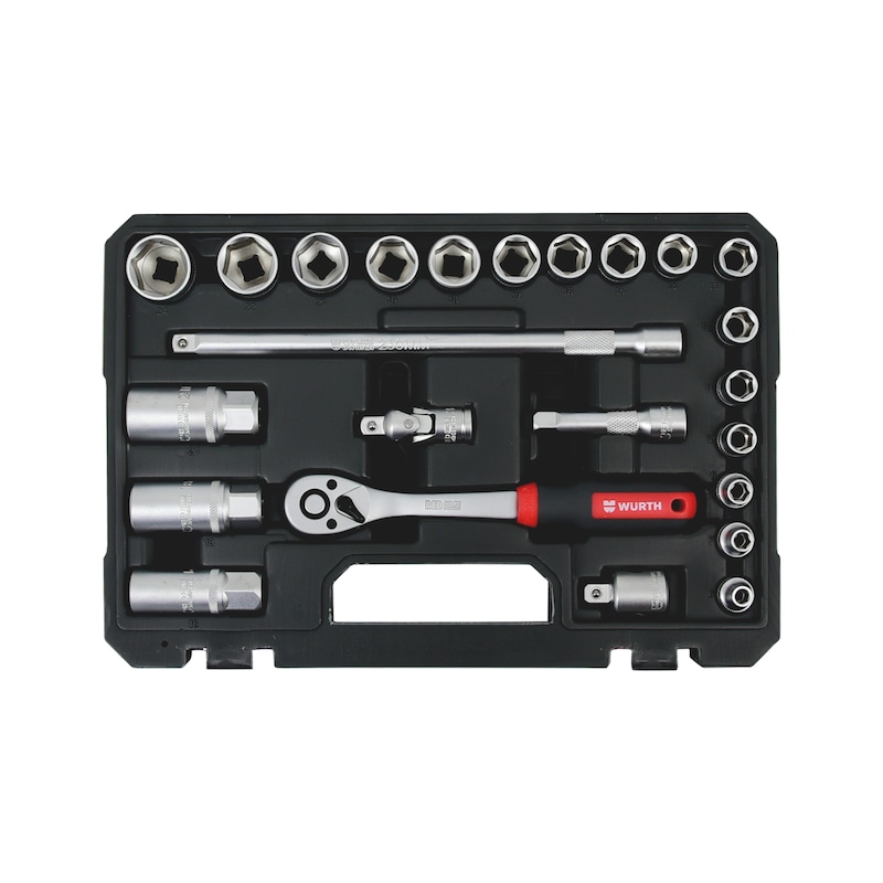 Buy 3/8 inch socket wrench assortment 24 pcs REDSTRIPE online