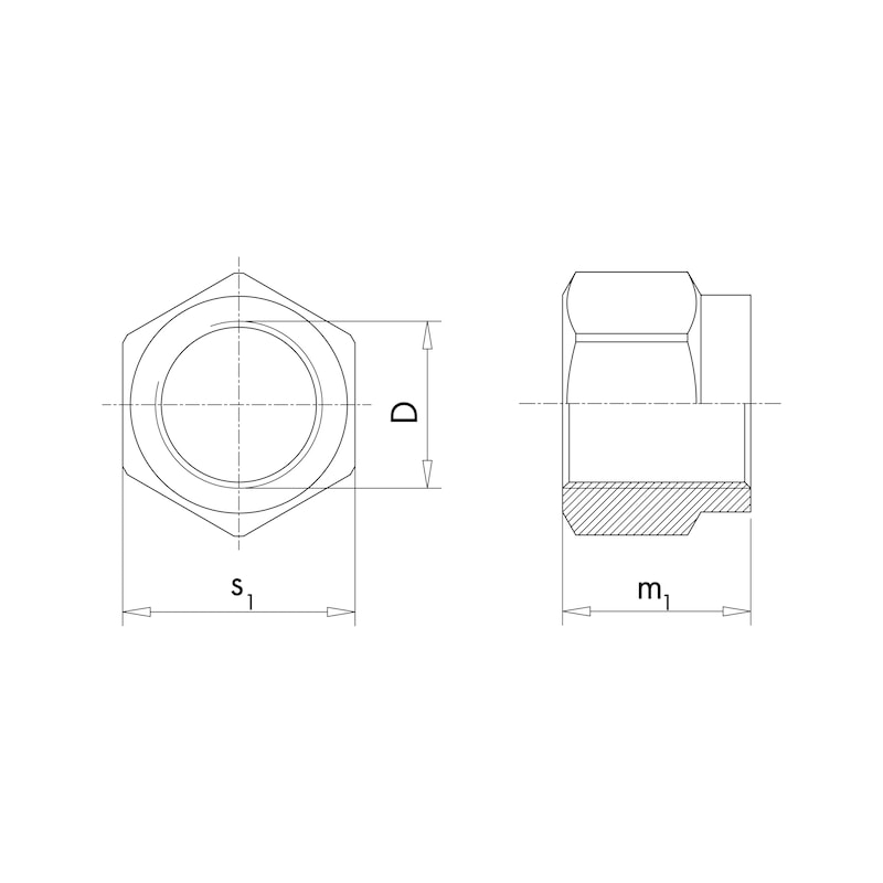Ecrou hexagonal ISO 10512 acier 10 zinc lamellaire pour Professionnels ...