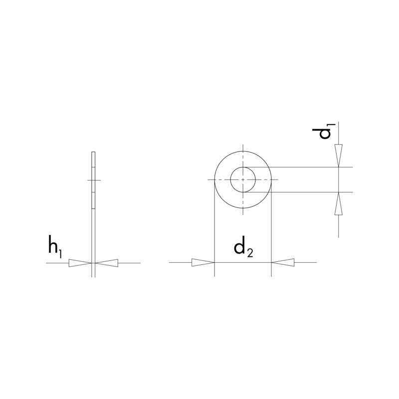 Buy ISO 7089 polyamide 6.6 natural online