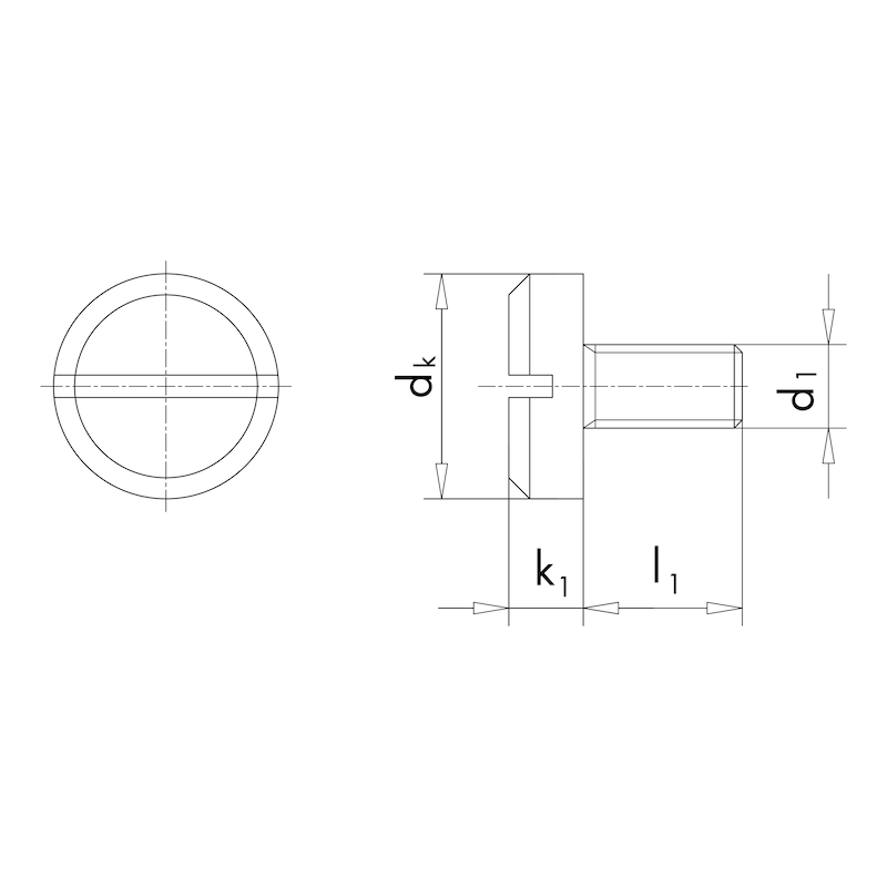 DIN 920 Stahl 5.8 blank online kaufen