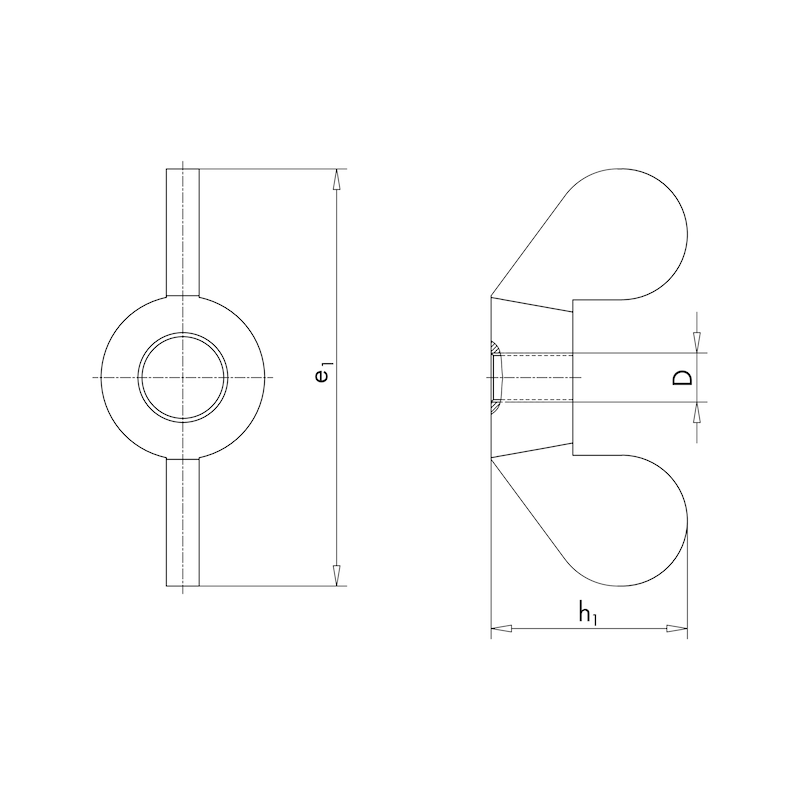 Buy DIN 315 plain stainless steel A2 online