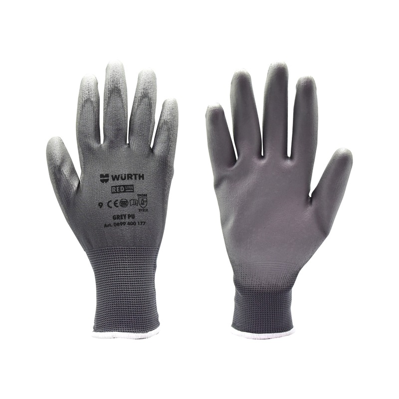 Buy Protective glove grey PU online