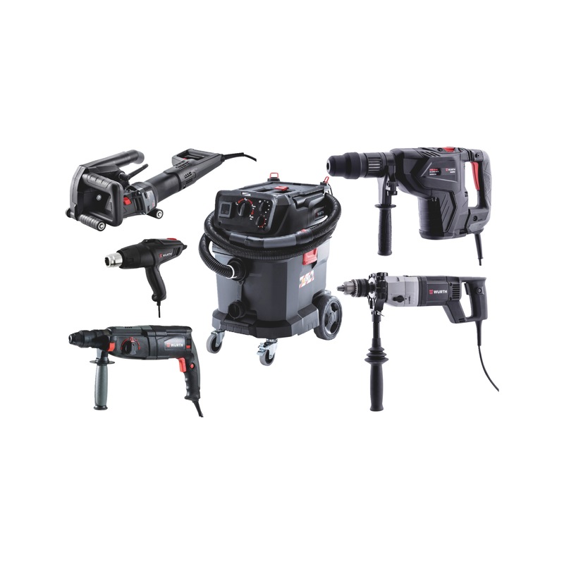 Buy Electric power tool set 6 pieces online | WÜRTH