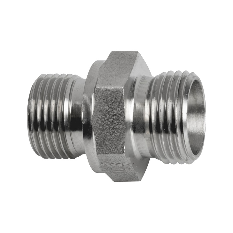 Basic coupling straight DL AISI316 BSP male/pipe from eShop