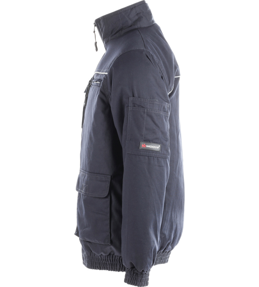 Sportliche und blaue Jacke-Modyf