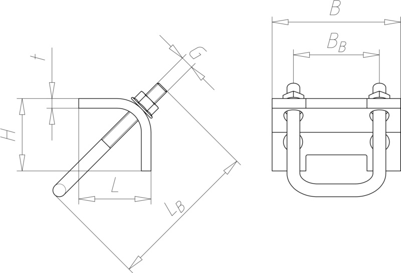 VARIFIX Spannklemme Stahl verzinkt