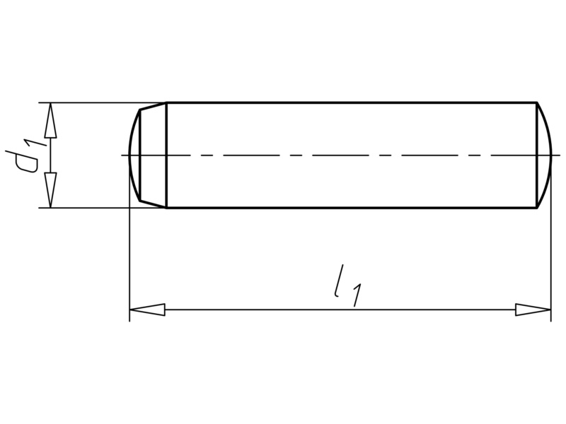 DIN 6325 steel hardened plain