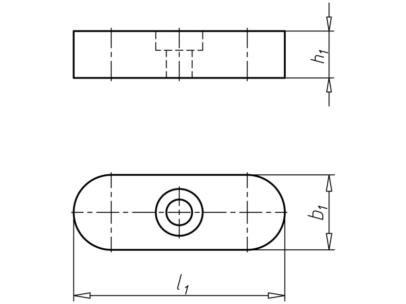 DIN 6885, steel, shape C