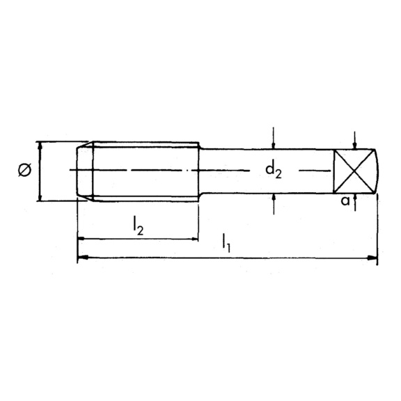Maschio a mano HSS per filettatura UNC | Würth