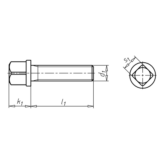 DIN 478 Stahl 8.8 verzinkt | WÜRTH