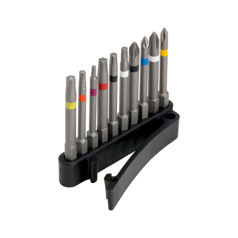 Bit-Sortiment 1/4 Zoll mit Gürtelclip 10-teilig online kaufen